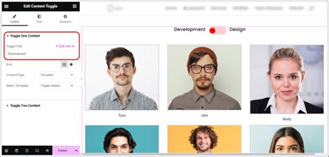 Creative Uses Of Content Toggle Widget In Elementor