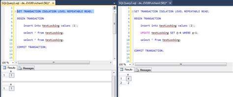 Sql Server Why Does Repeatable Read Not See New Rows Stack Overflow