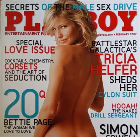 Revista Playboy Usa Febrero 2007 Tricia Helfer Mercadolibre