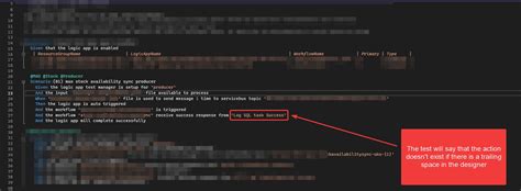trailing spaces at the end of the logic app workflow action name don t get trimmed · issue