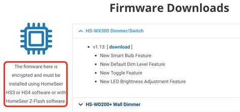 Homeseer Firmware Update Devices Hubitat