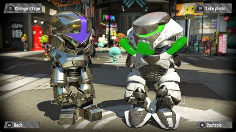 Splatoon Power Suit Splatoon Squid Amiibo Gear Splatoon Amiibo Outfit