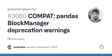 Compat Pandas Blockmanager Deprecation Warnings · Issue 3060