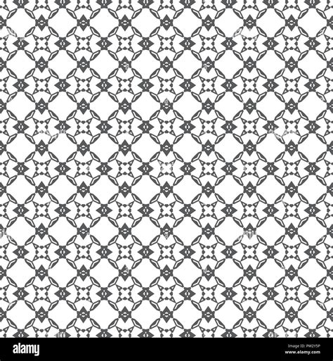 Abstract Geometric Seamless Pattern Repeating Geometric Black And White Texture Stock Vector