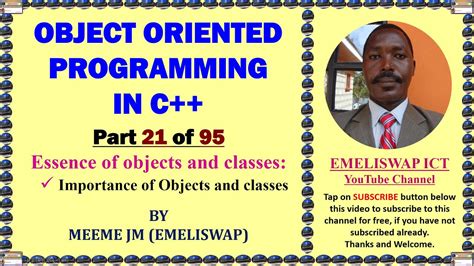 Importance Of Objects And Classes In Oop Using C Youtube