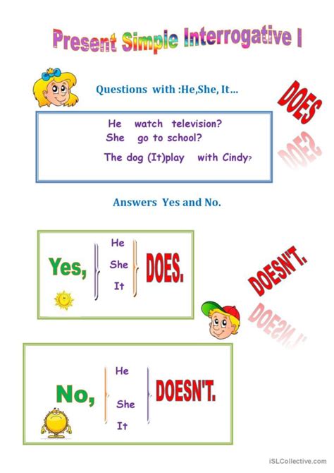 Present Simple Interrogative I English Esl Worksheets Pdf And Doc
