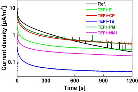 Charging Current Density During The Isothermal Polarization Process