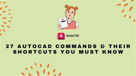 Basic AutoCAD Commands Shortcuts YOU MUST KNOW YouTube