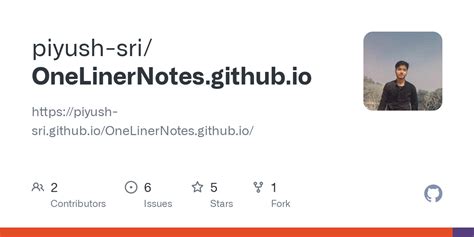 OneLinerNotes Github Io CSS Html At Main Piyush Sri OneLinerNotes Github Io GitHub