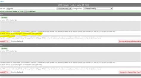 Topic DFFS Custom Version Which One Is In Use SharePoint JavaScripts