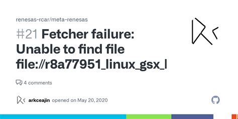 Fetcher Failure Unable To Find File Filer8a77951linuxgsxbinaries