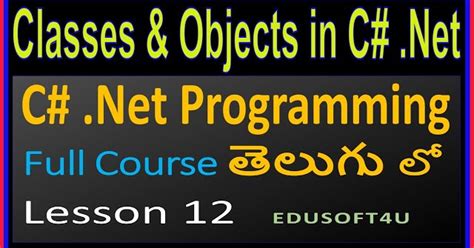 Oop In C Classes And Objects In C C Net Complete Course In