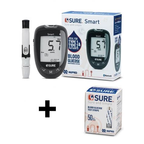 Nipro 4sure Smart Meter Blood Glucose Monitoring System Ds Medical