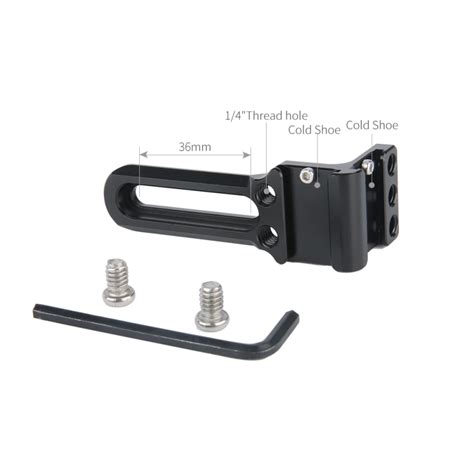 Niceyrig L Bracket With Cold Shoe Nato Rail