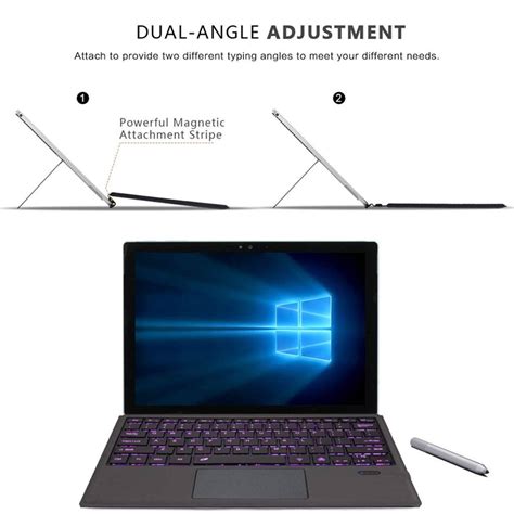 Tecphile Wireless Surface Pro Keyboard 34567 Concept Kart