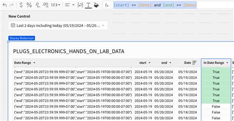 using date range controls in elements for advanced logic forums