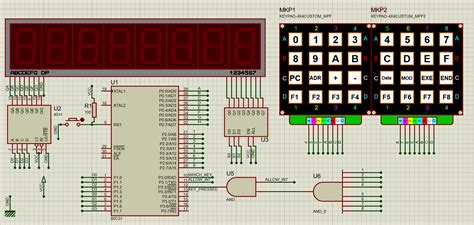 Circuit Diagram Of 4 Way Traffic Light Controller Using 8051