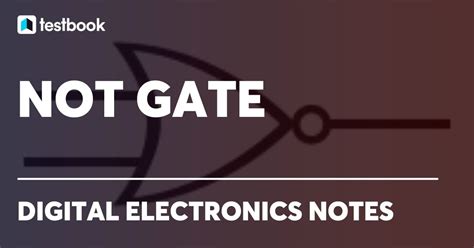 NOT Gate Truth Table Symbol IC Pin Diagram Transistor Circuit
