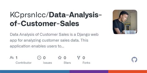 Github Kcprsnlcc Data Analysis Of Customer Sales Data Analysis Of Customer Sales Is A Django
