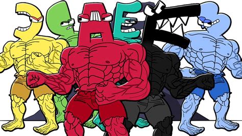 АЛФАВИТ ЛОР СТАЛИ САМЫМИ СИЛЬНЫМИ КАЧКАМИ Alphabet Lore Мультик Анимация Youtube