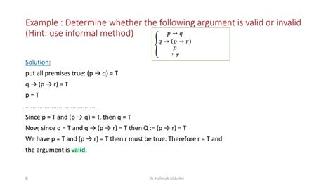 PPT Valid Arguments In Propositional Logic PowerPoint Presentation Free Download ID 8855496