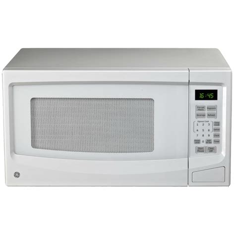 Ge Countertop Microwave Oven 1 1 Cu Ft 1100 W White Jes1145wtc
