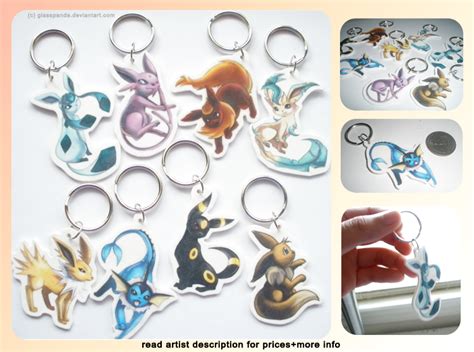 Eevee Keychains For Charity By Glasspanda On Deviantart
