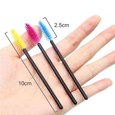 속눈썹 브러쉬 50개세트 일회용 마스카라 유연성 연장 유니어스코리아