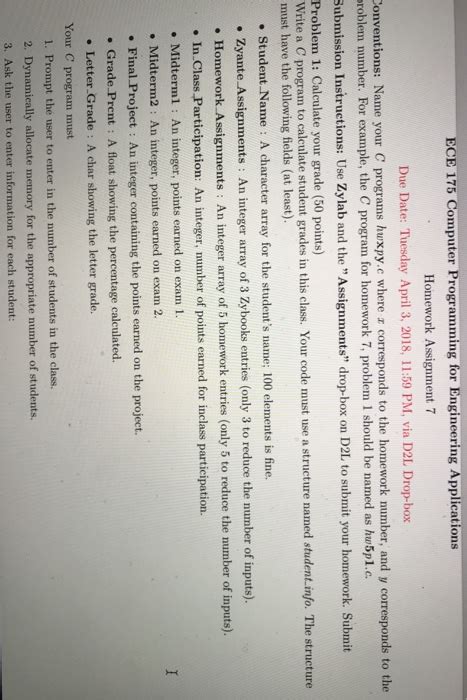 Ece 175 Computer Programming For Engineering