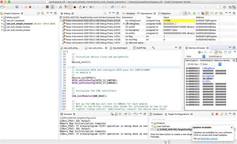 Ccslaunchxl F28379d Can Reading Data Into Memoryvariable C2000
