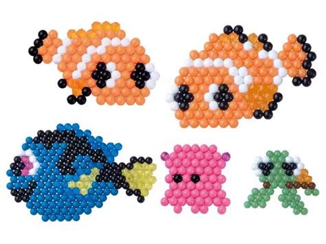 Four Types of Beaded Toys | Aqua Beads, Beading Patterns