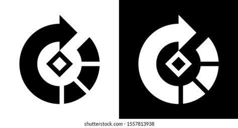 Rotate Counter Clockwise Symbol Glyph Icon Stock Vector Royalty Free