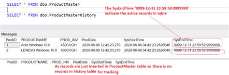 Sql Server Temporal Table Sql Skull