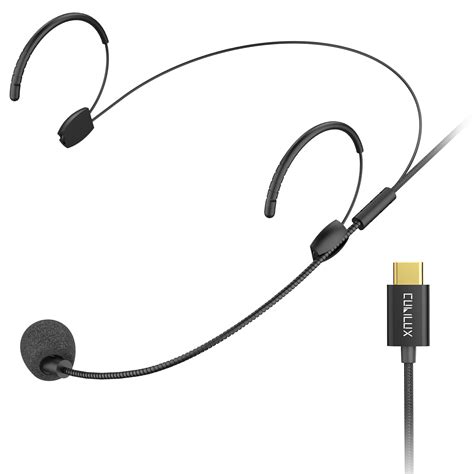 Usb C Unidirectional Headworn Microphone Cubilux