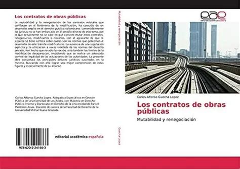 Los Contratos De Obras Publicas Mutabilidad Y Renegociacion Meses