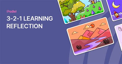 3 2 1 learning reflection