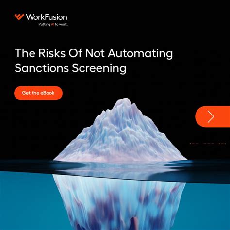 Workfusion On Linkedin The Risks Of Not Automating Sanctions Screening