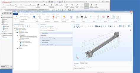 Using Livelink™ For Solidworks® To Create Geometry In Comsol Multiphysics®