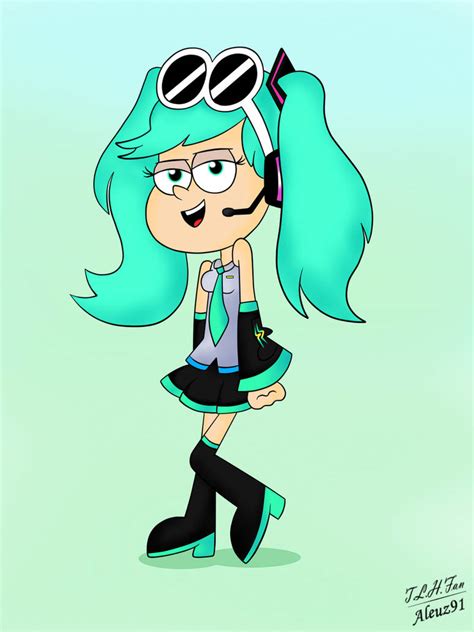 Leni Loud As Hatsune Miku 3 By Aleuz91 Art On Deviantart