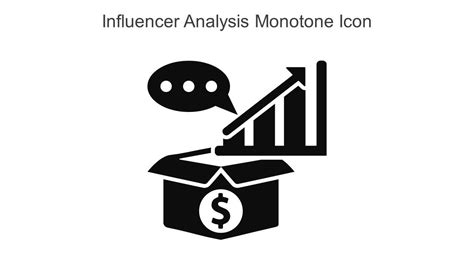 Influencer Analysis Monotone Icon In Powerpoint Pptx Png And Editable