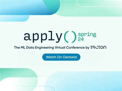 Machine Learning Resources Tecton