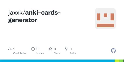 Github Jaxxkanki Cards Generator
