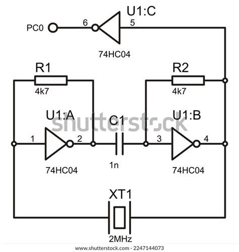 Electrical Circuit Resistor Quartz Resonator Logic Stock Illustration 2247144073 Shutterstock