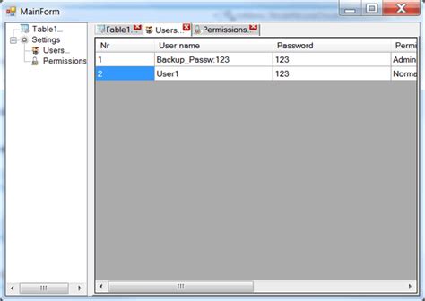Treeview Menu With Tabcontrol Using Stt Sql Table Toolkit Codeproject