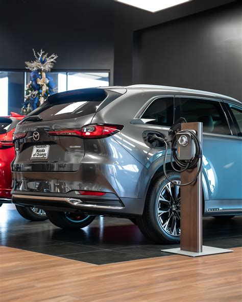 Mazda Of Orange The Mazda Cx90 Phev In Machine Gray Metallic Is The