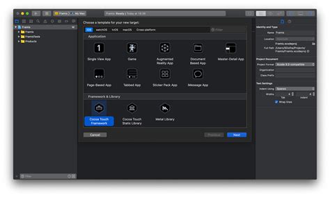 Setting Up An Xcode Project To Develop Macos And Ios Frameworks Sharing