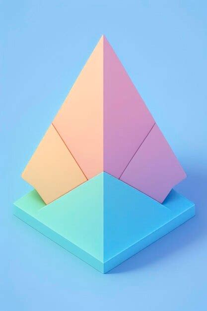 Premium Ai Image Geometric Loop Shapes 3d Icon