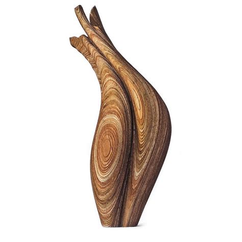 lmbrjk jon kleinhample laser cut manually processed wood vase vase