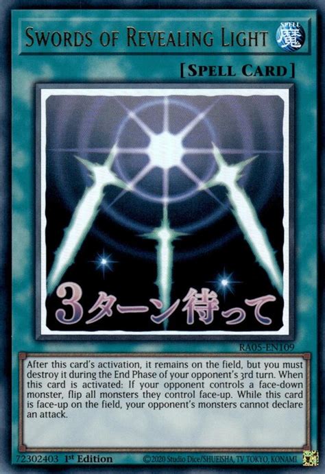 Swords Of Revealing Light Ra05 En109 Prices Yugioh Rarity Collection