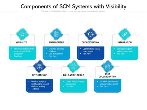 Components Of Scm Systems With Visibility Ppt Powerpoint Presentation